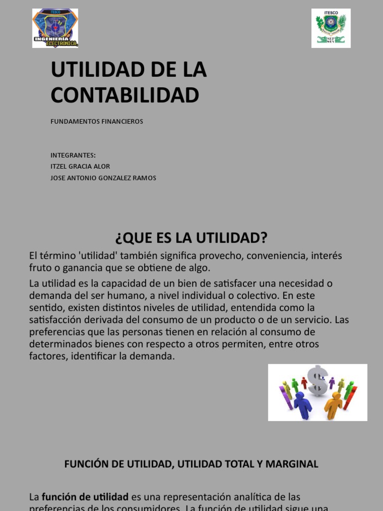 Utilidad de La Contabilidad | PDF