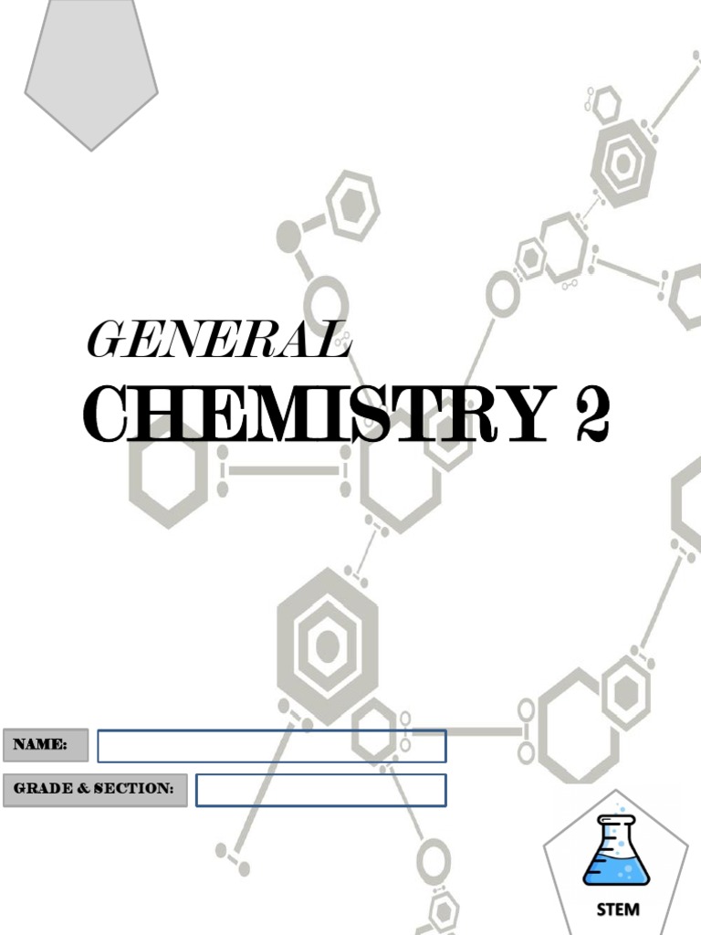 General Chemistry 2 - LAS 1 HANDOUT | PDF | Intermolecular Force | Liquids