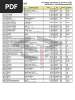 CSEC_Timetable_2025 | PDF