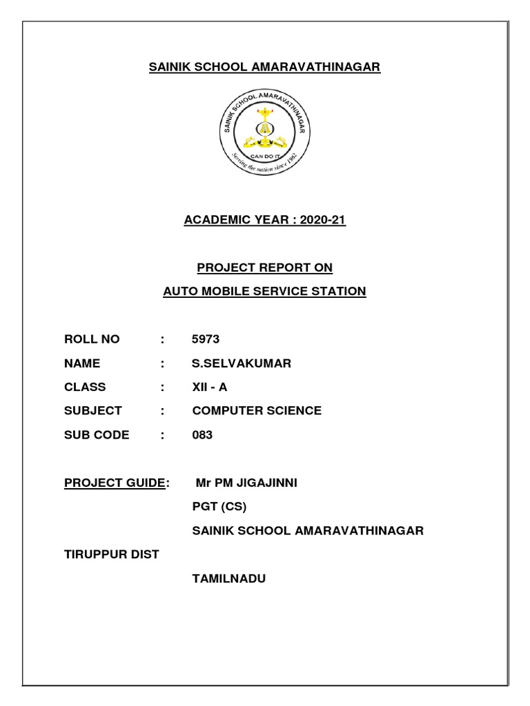 Auto Mobile Service Station | PDF | Software Testing | System