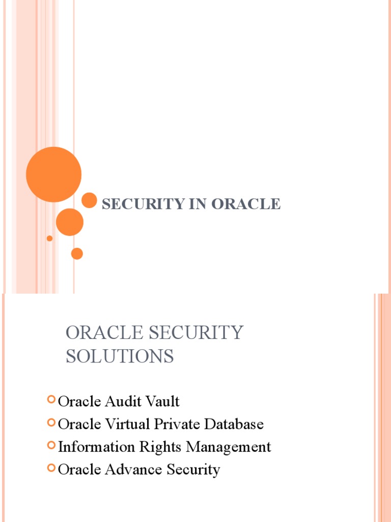 Oracle Security Pdf Databases Audit