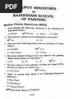 Test Paper Class 12 Fine Art | PDF | Paintings | Mughal Empire