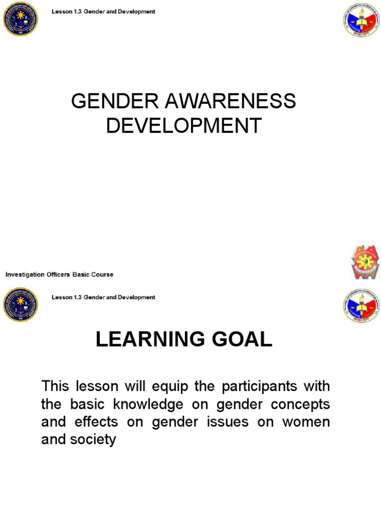 Gender Awareness and Development | PDF | Gender | Gender Studies