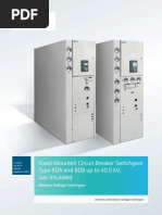 Gas-Insulated Switchgear Type 8DN8: Technical Data | PDF | Manufactured ...