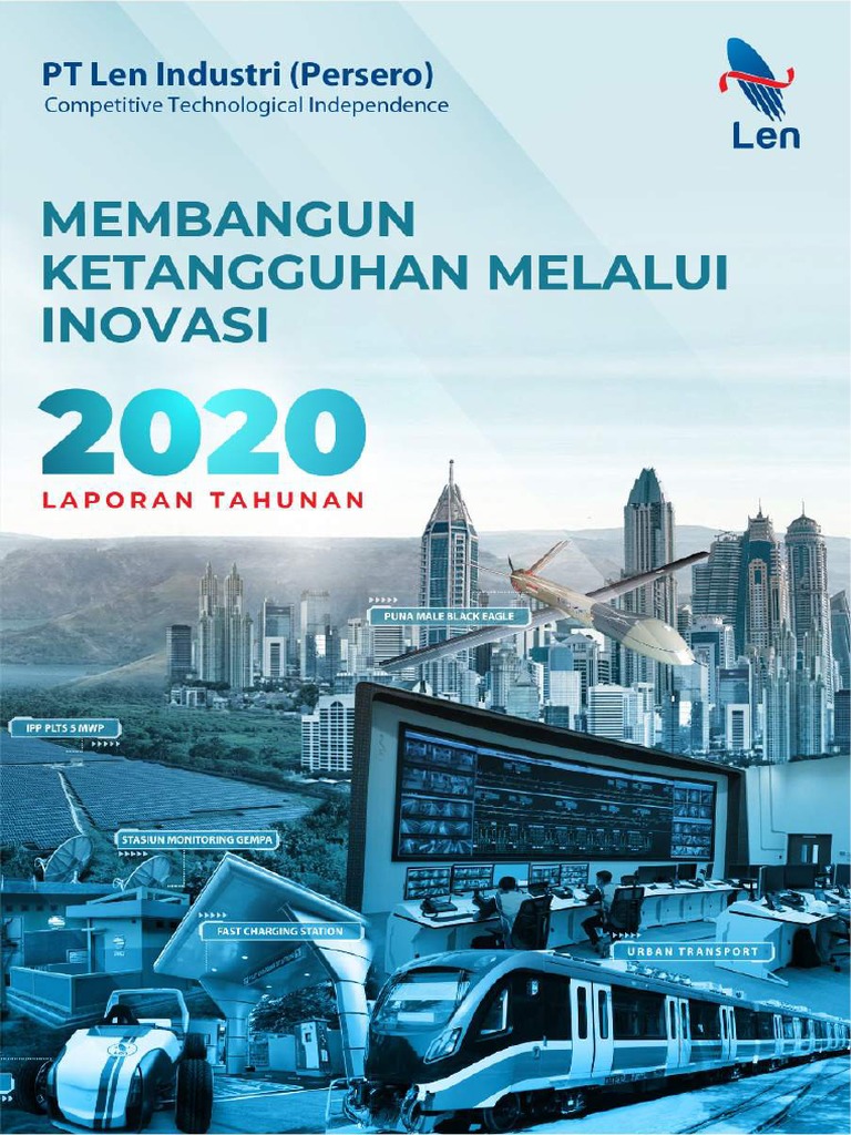 Laporan Tahunan PT Len Industri 2020 | PDF | Pengelolaan Keuangan & Uang