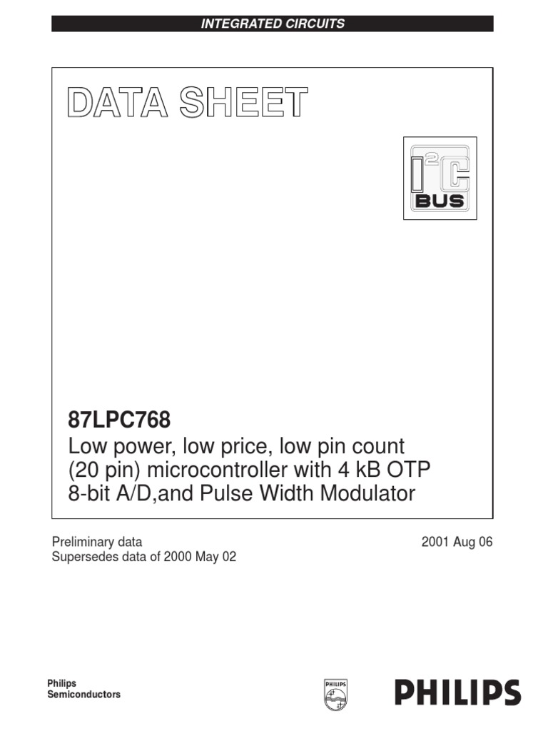 Data Sheet | PDF | Analog To Digital Converter | Microcontroller