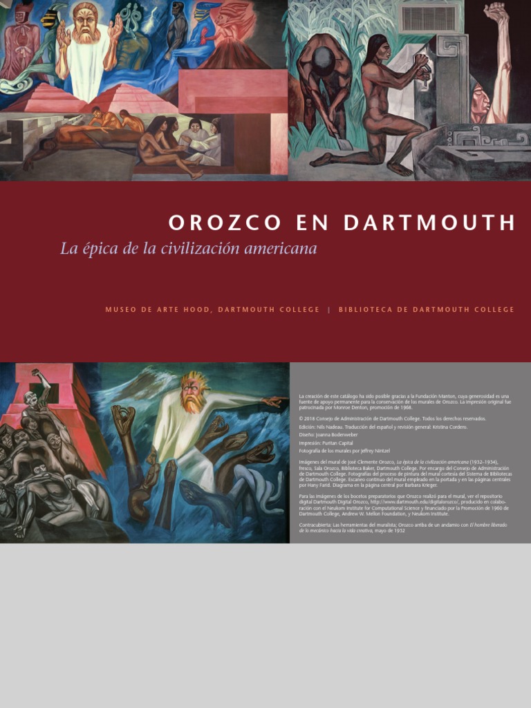 2019 Orozco Brochure Spanish Final | PDF | Dartmouth College | Las artes