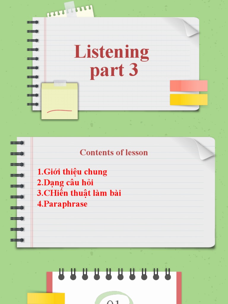 Listening Part 3 | PDF