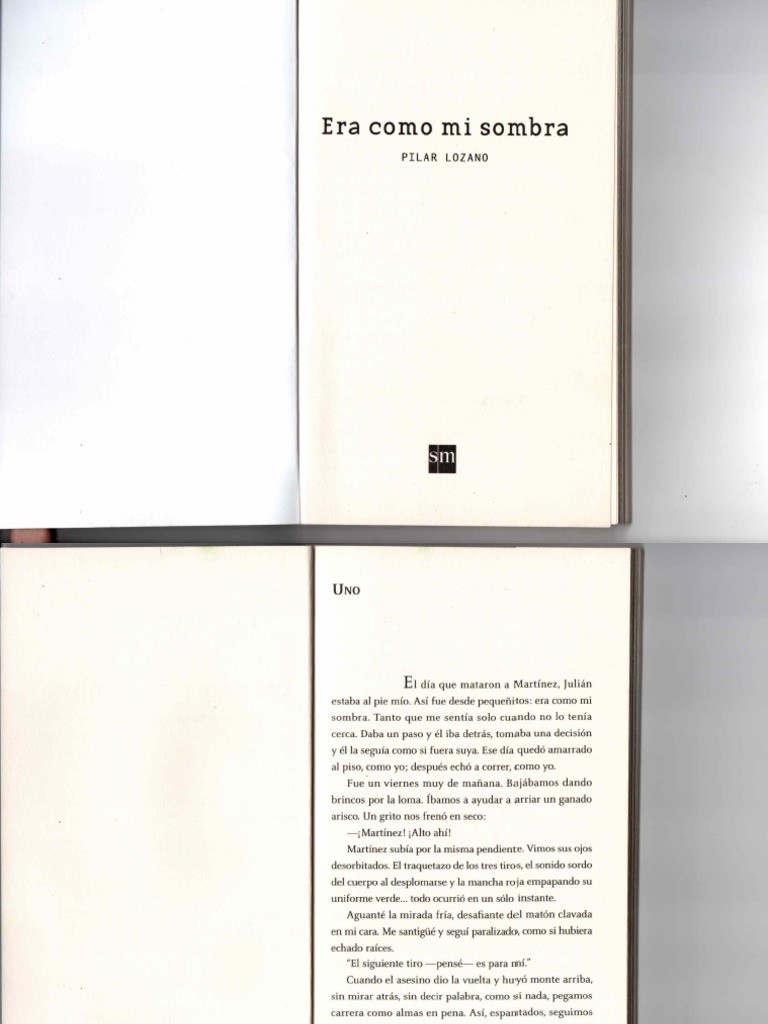 Era Como Mi Sombra, Pilar Lozano | PDF