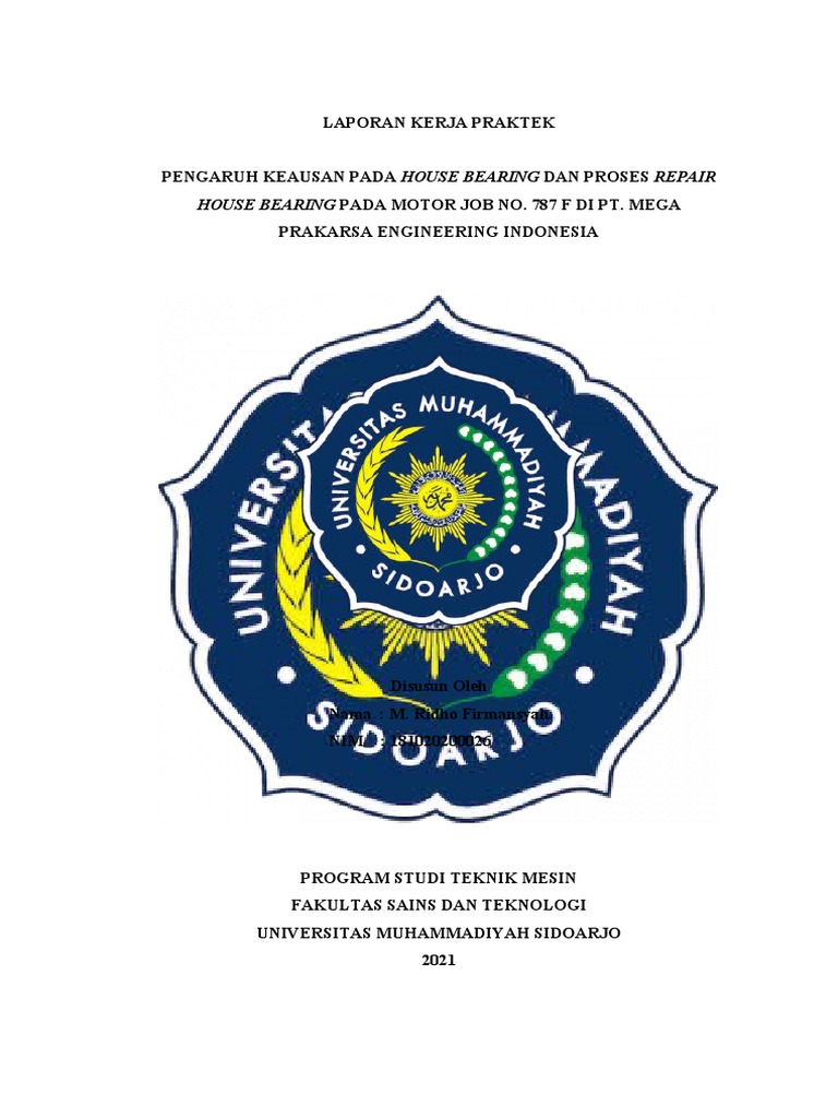 Pengaruh Keausan House Bearing di MEGA | PDF | Seni | Teknologi & Rekayasa