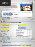 Tema Perdidas Por Fricción Problemas Resueltos | PDF | Numero Reynolds | Ingeniería de Edificación