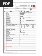 ABB Motor Technical Data Sheet | PDF | Electric Motor | Metrology