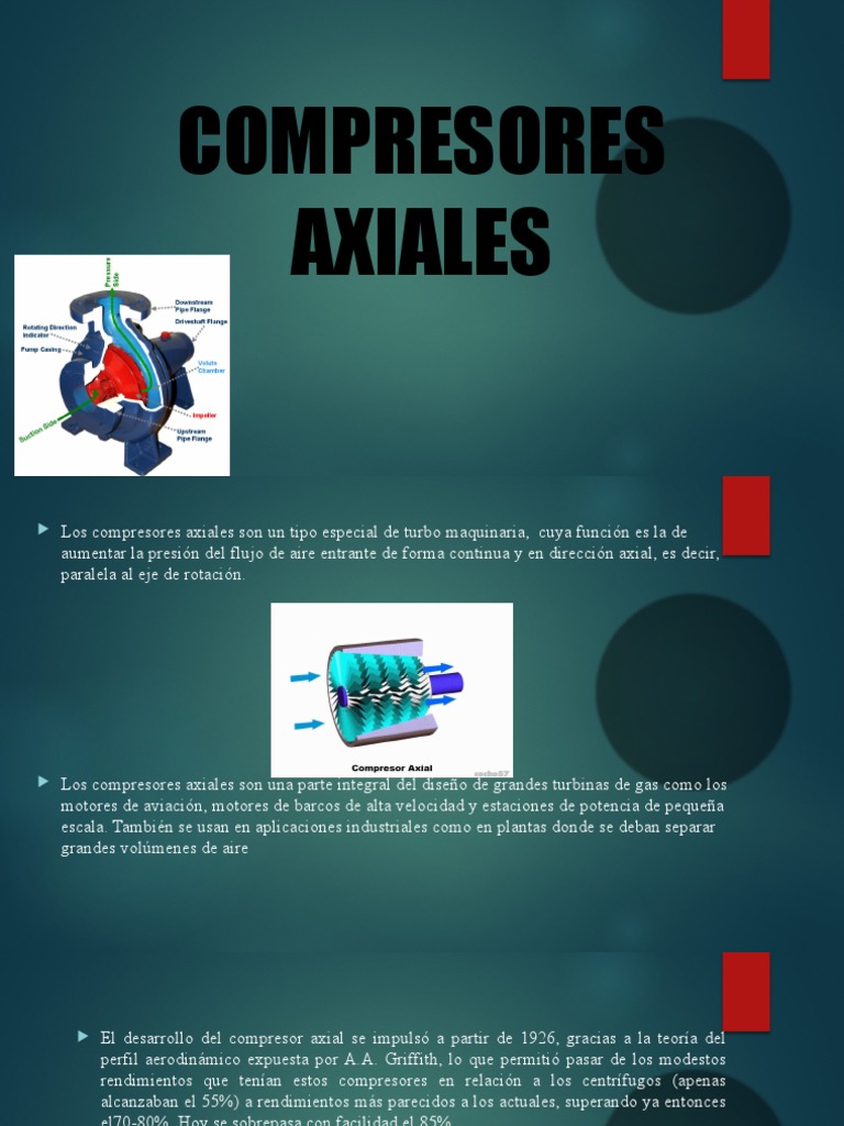 Compresores Axiales | PDF | Turbina | Turbocompresor