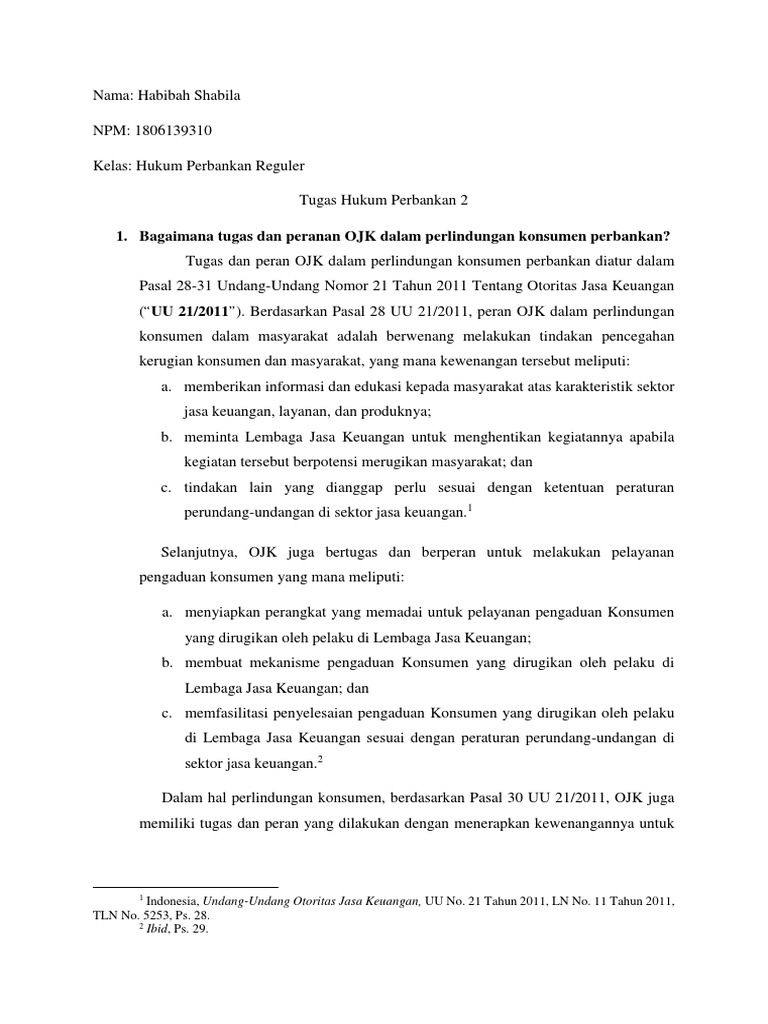 23 Habibah Shabila 1806139310 Tugas Ke-2 | PDF