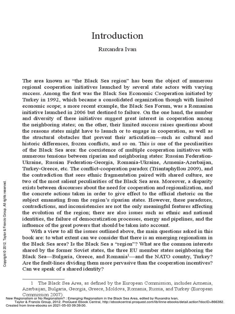 Book, Regionalism, Ruxandra Ivan | PDF | Post Soviet States | European ...