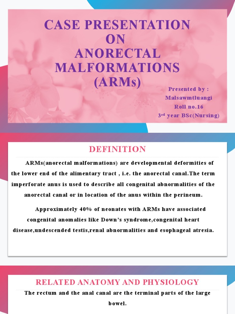 Comprehensive Overview of Anorectal Malformations: Classification ...
