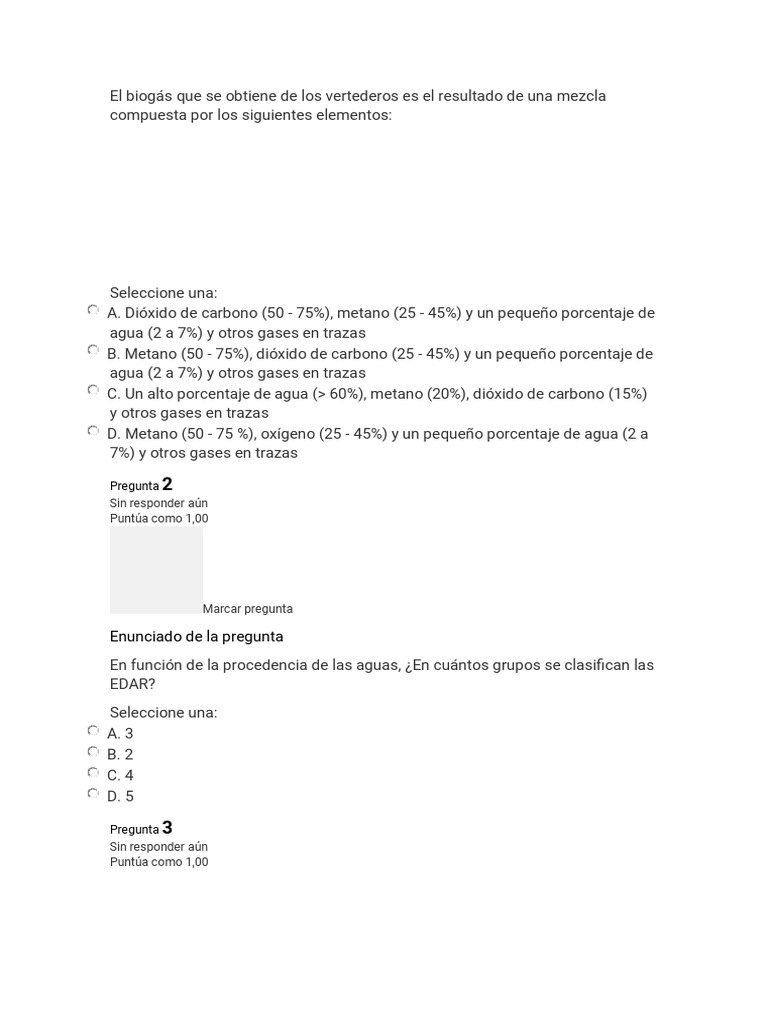 EXAMEN TEMA 5-6 Biomasa | PDF | Vertedero | Residuos