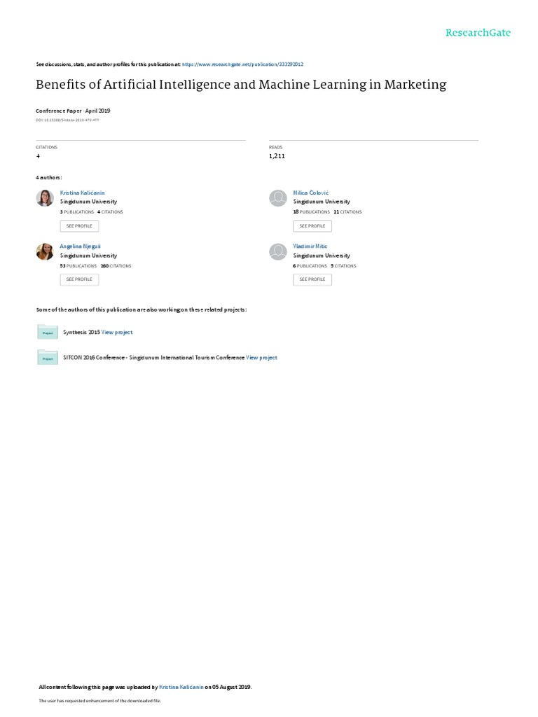 Leveraging Machine Learning Algorithms to Enhance Marketing Strategies ...