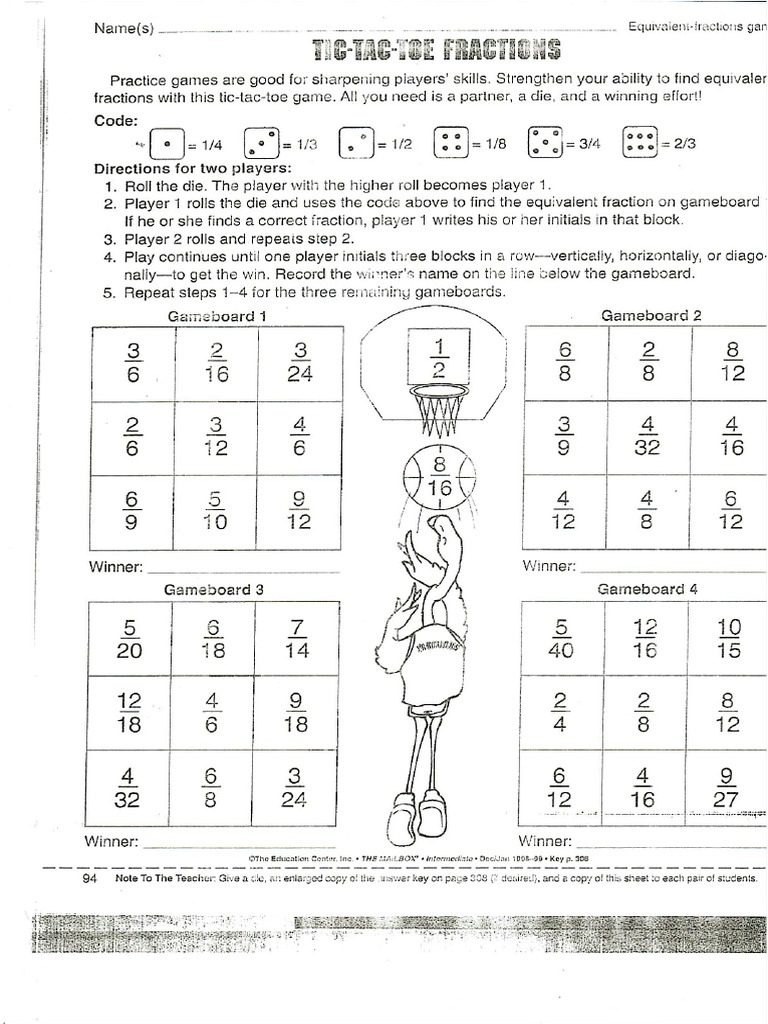 Fracții Echivalente | PDF