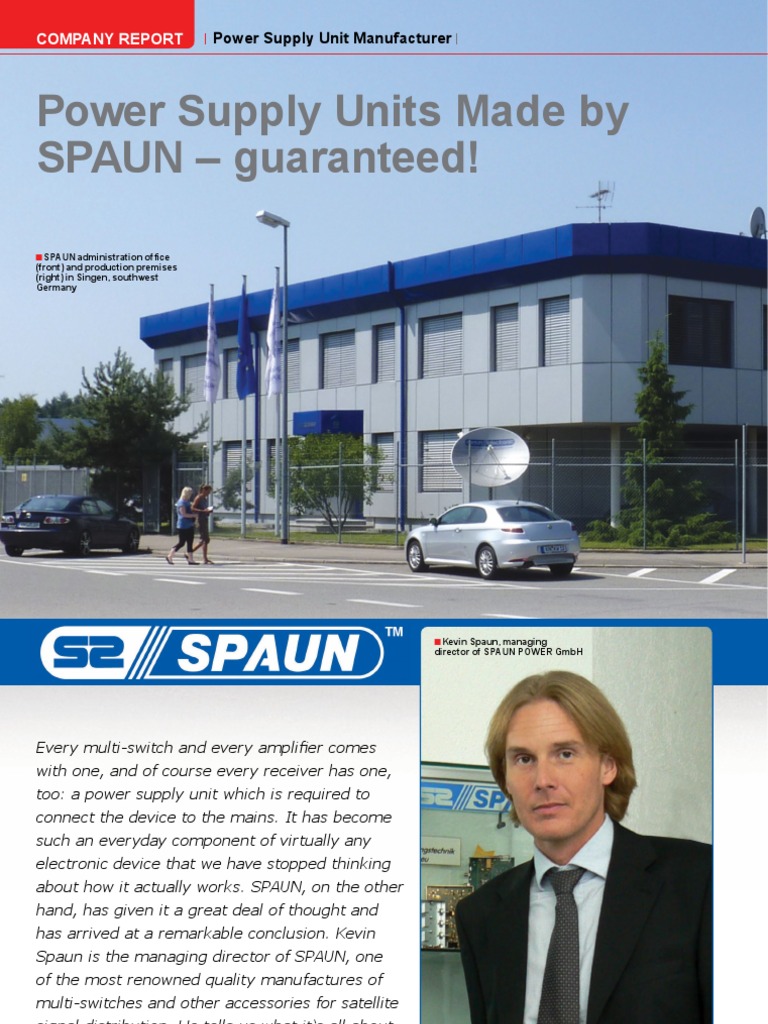 Power Supply Units Made by SPAUN - Guaranteed! | PDF | Power Supply ...