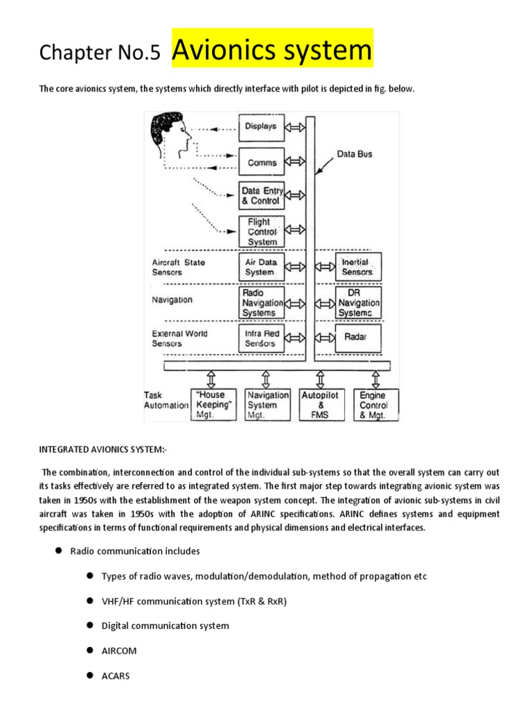 Avionics Chapter 5 | PDF | Inertial Navigation System | Signals ...