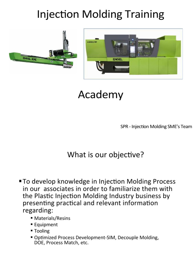 Injection Molding Training | PDF | Thermoplastic | Vacuum