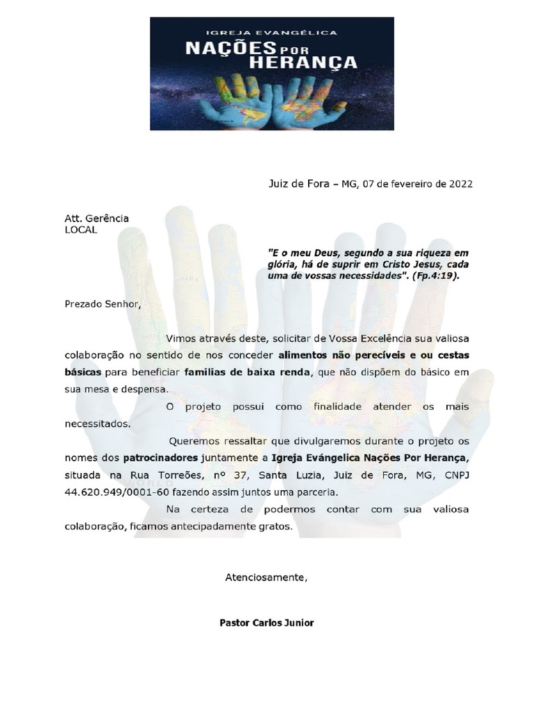 Carta de Doação | PDF