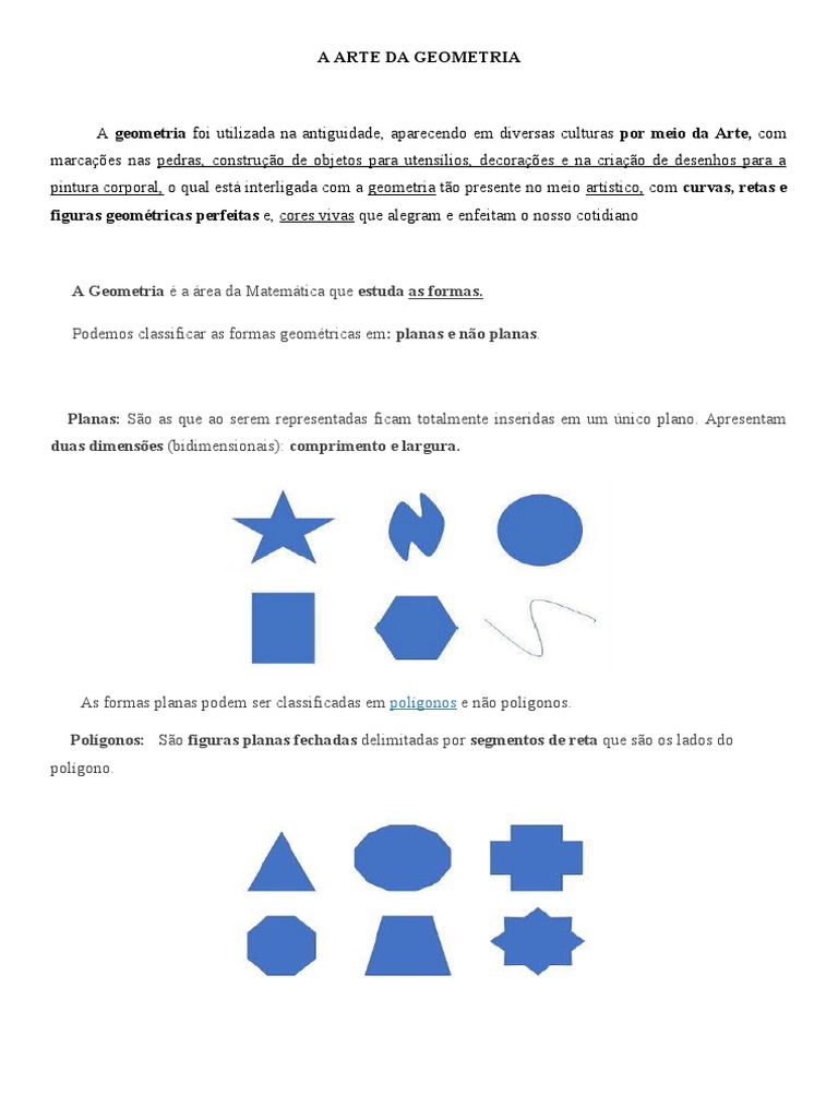 A Arte Da Geometria Pdf Geometria Linha Geometria