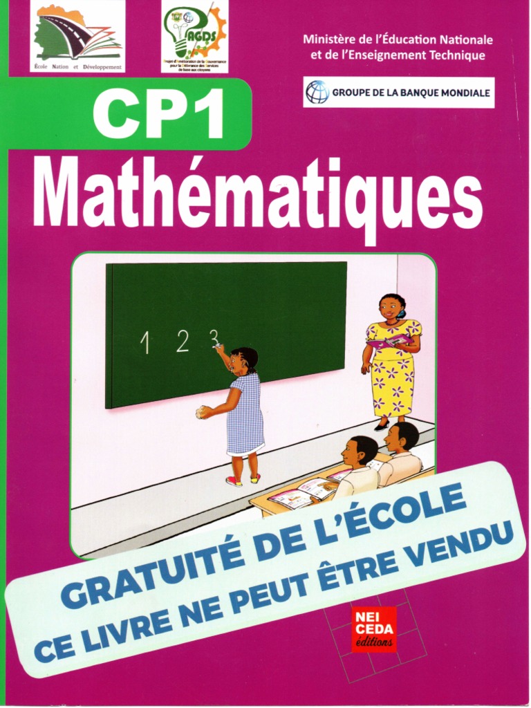 Livre de Maths Cp1 | PDF