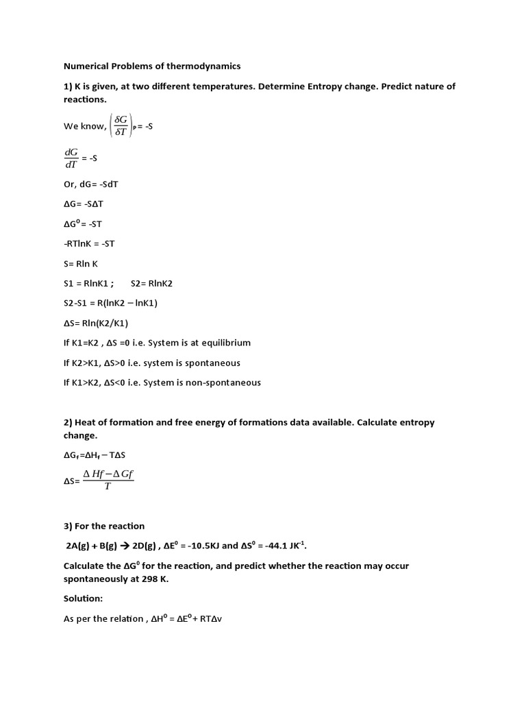 Numerical Problems 21713 | PDF | Science & Mathematics | Technology ...