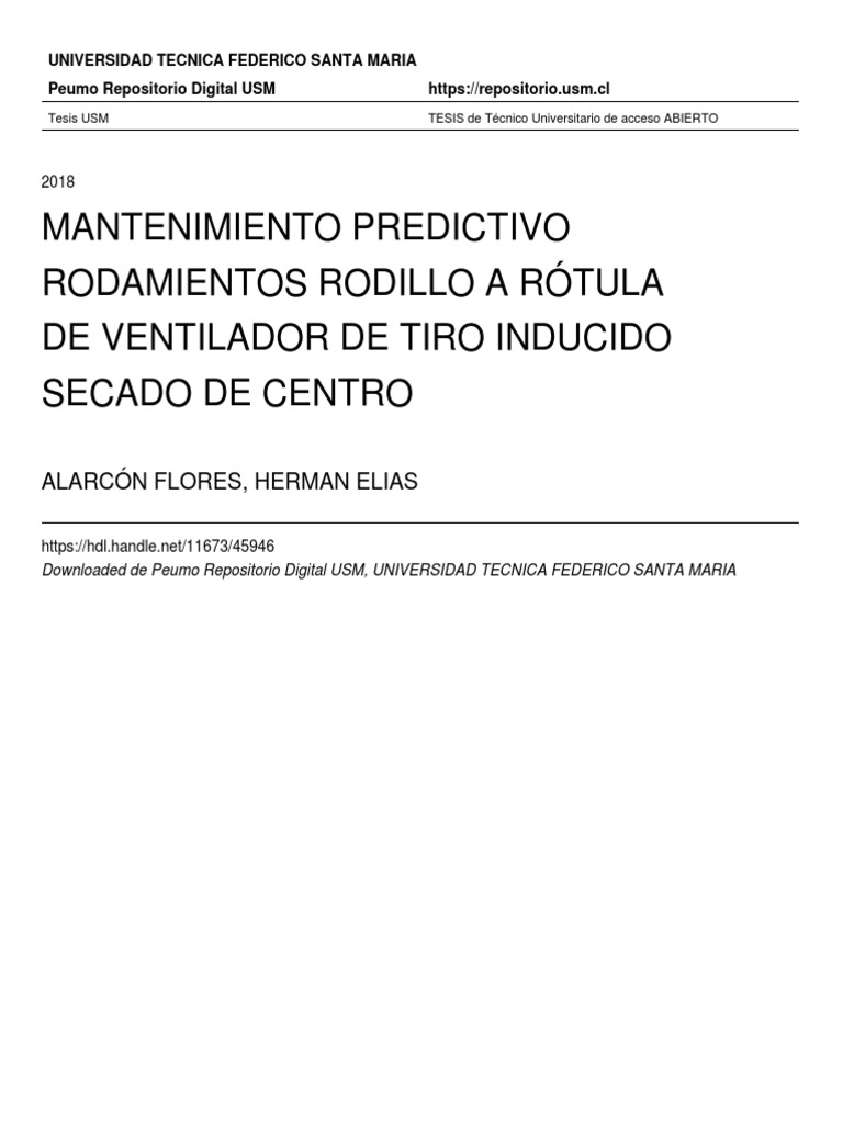 Mantenimiento Predictivo Rodamientos Rodillo A Rótula de Ventilador de ...