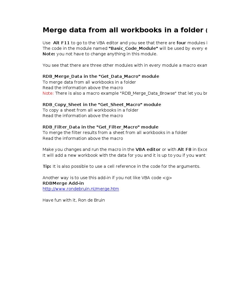 Merge Examples | PDF