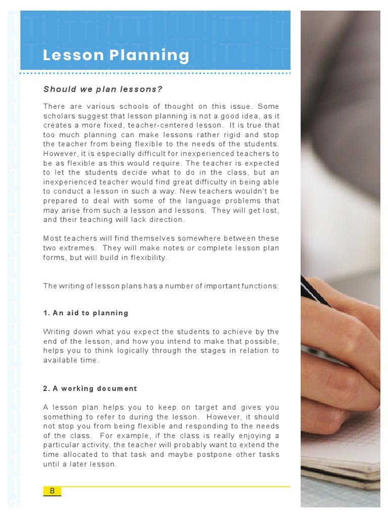 Tesol Itti Textbook 8-17 | PDF | Teachers | Lesson Plan