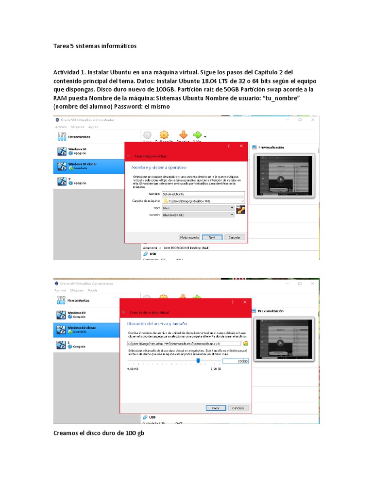 SI05 Tarea | PDF | Archivo de computadora | Directorio (Computación)