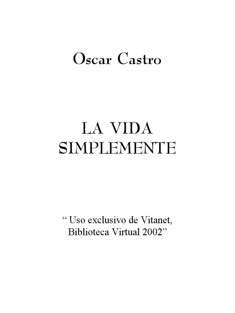 2medio La Vida Simplemente | PDF
