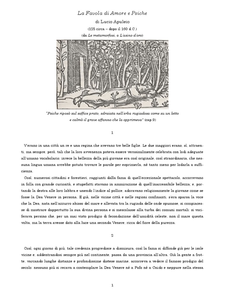 Amore e Psiche | PDF