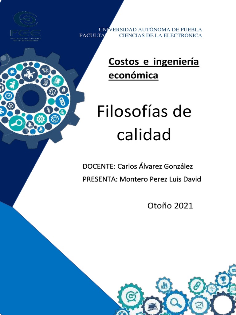 Filosofia de La Calidad | PDF | Calidad (comercial) | Economias