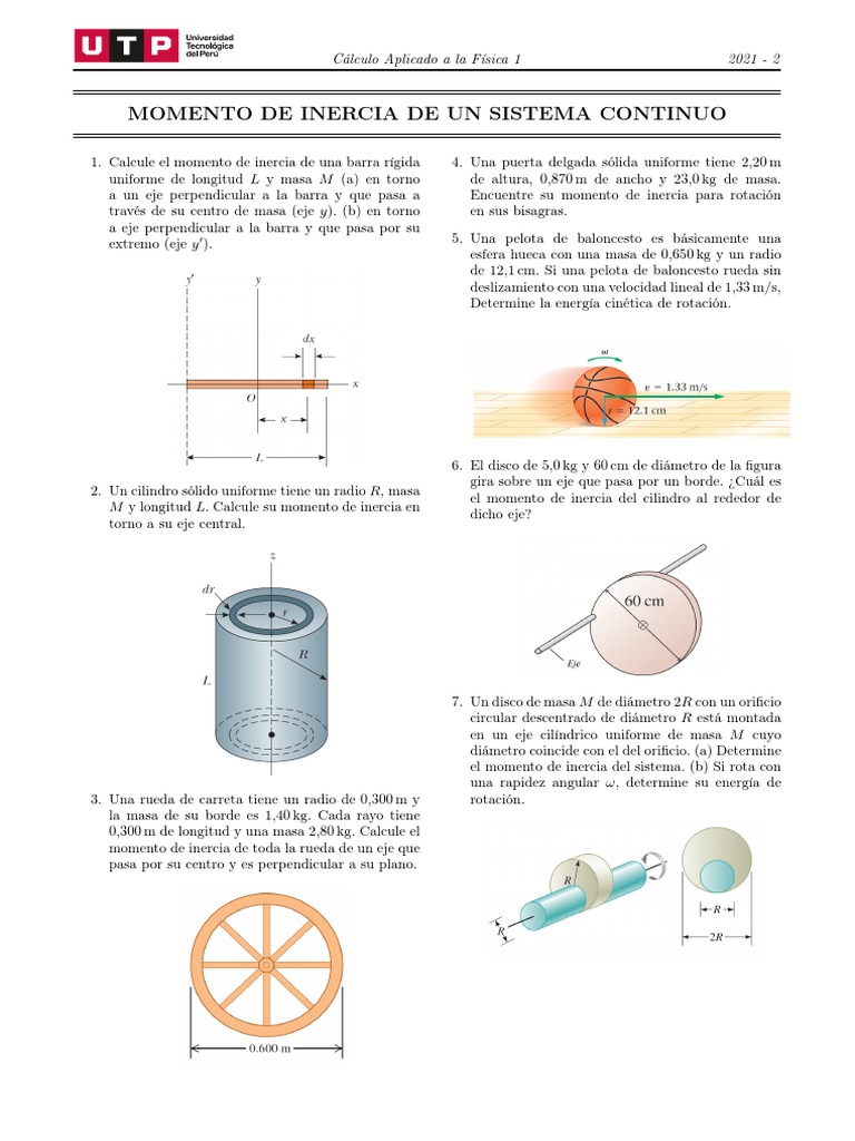S14.s2 - Ejercicios | PDF | Rotación | Eje