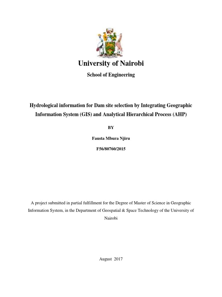 Njiru | PDF | Geographic Information System | Topography