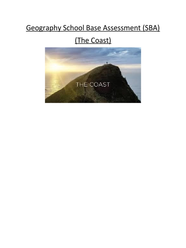 Geography School Base Assessment | PDF | Coast | Erosion