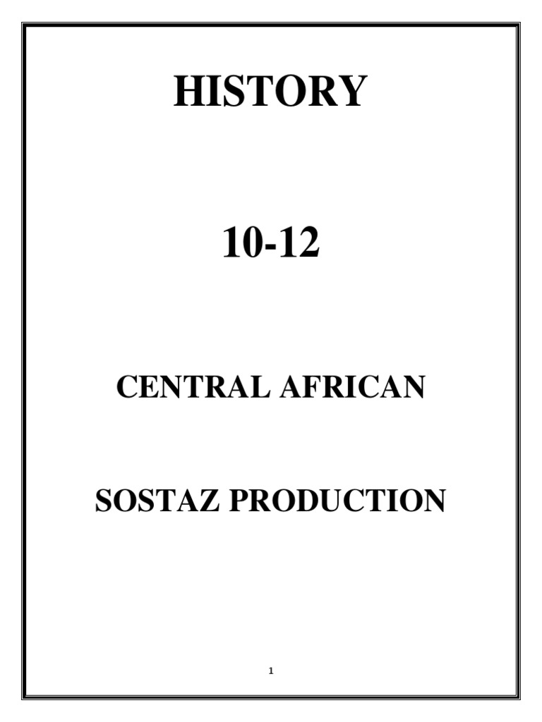 History 10 - 12 | PDF | Zambia