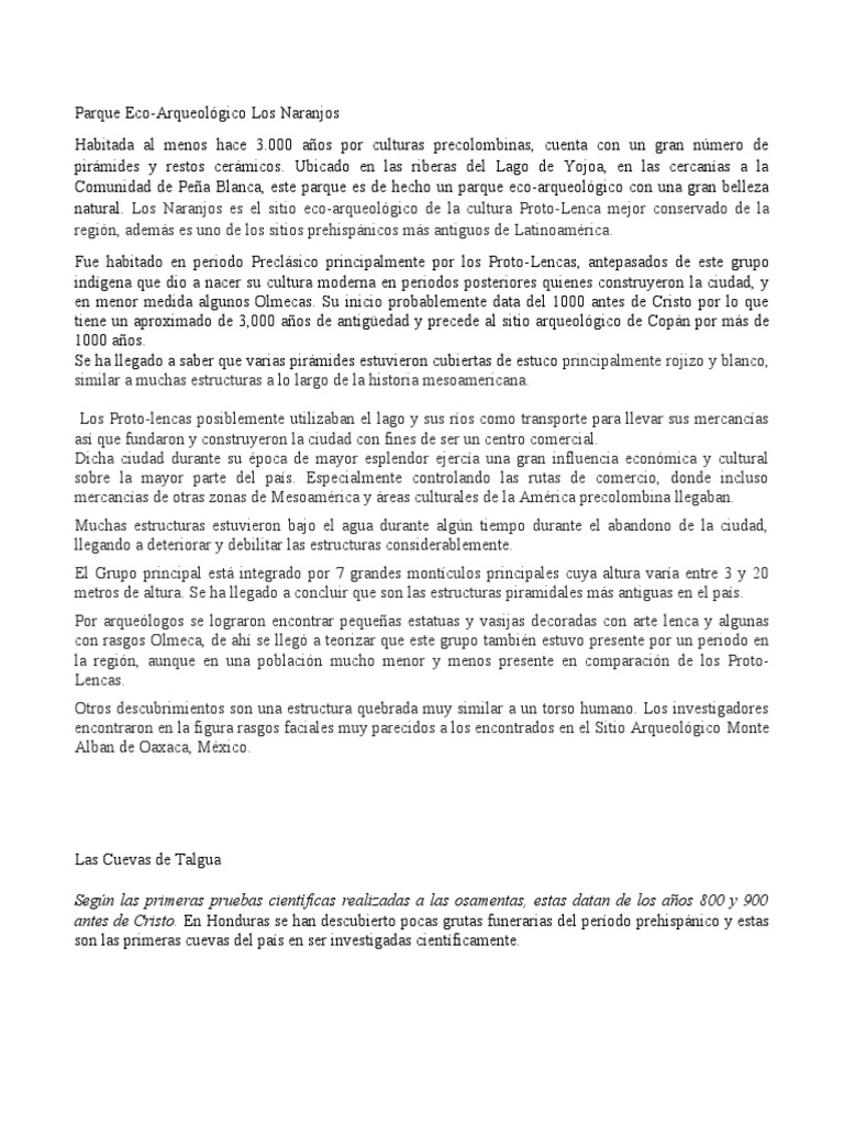 Sitios Arqueológicos De Honduras Pdf 2692