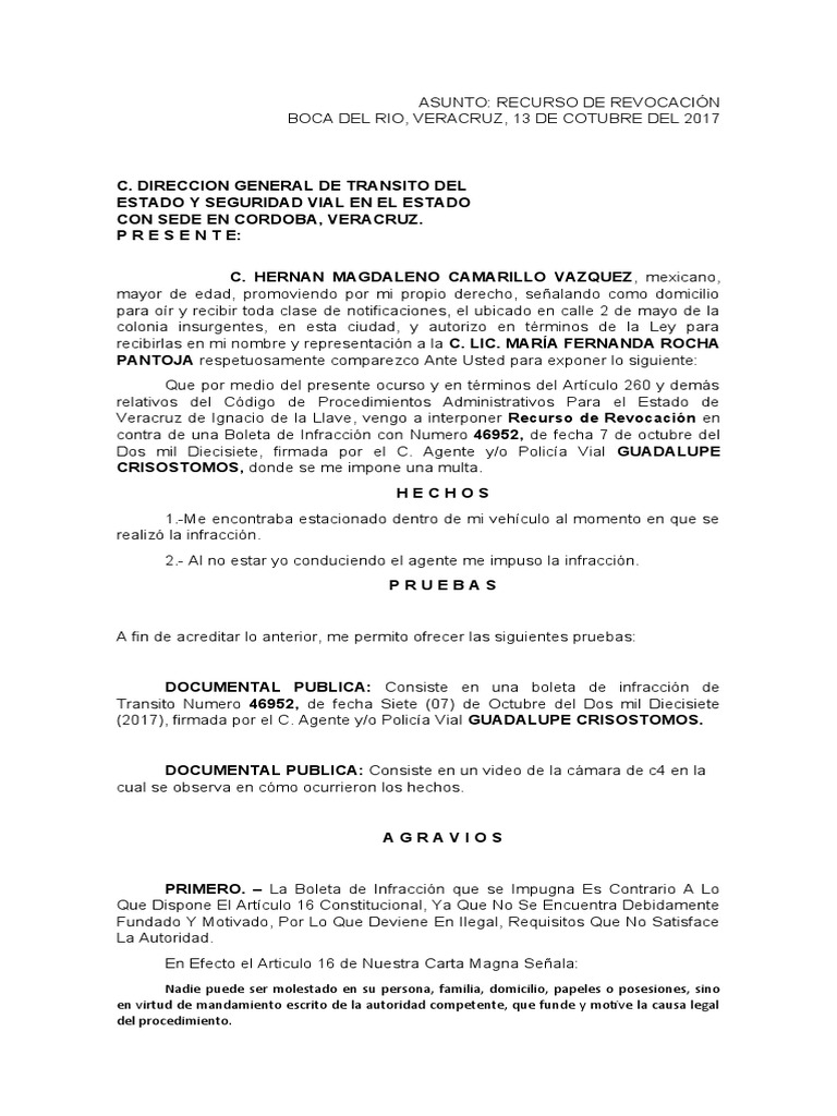 Revocacion Multa | PDF | Gobierno | Justicia