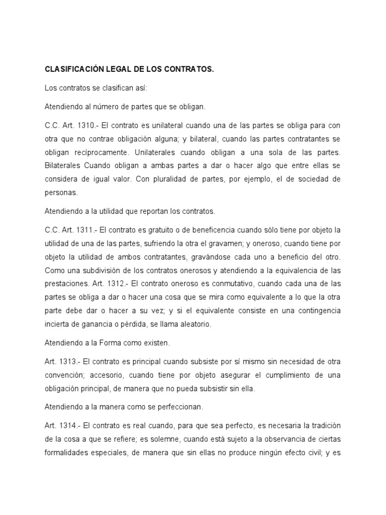 Contratos. 2. | PDF | Conceptos legales | Derecho civil (sistema legal)