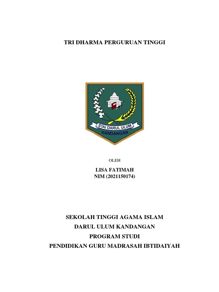 Implementasi Tri Dharma Perguruan Tinggi | PDF