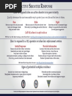 Active Shooter Response Training Guide | PDF | Emergency | Emergency ...