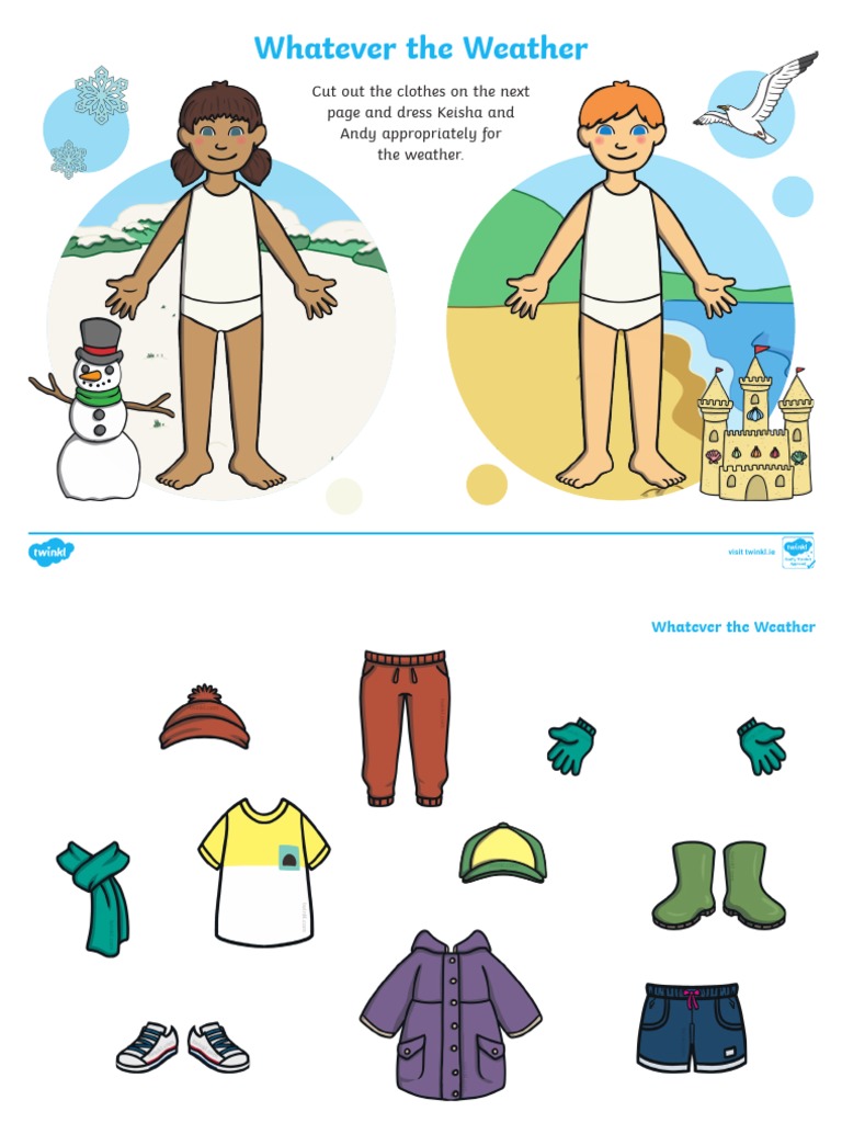 Roi T 2548224 Whatever The Weather Dressing For The Weather Activity ...