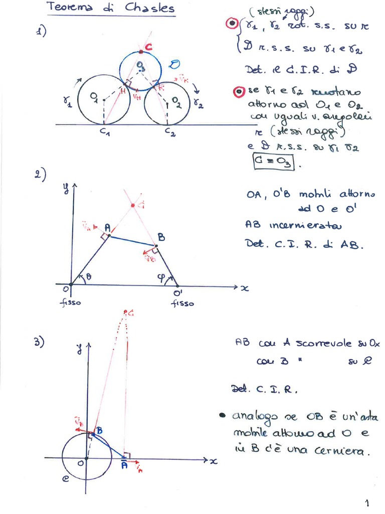 07.teorema Di Chasles | PDF