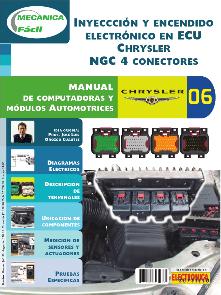 Manual de ECU Chrysler NGC 4 | PDF | Electrónica | Inyección de combustible