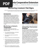 Normal Vital Signs of Farm Animals | PDF | Goat | Cattle